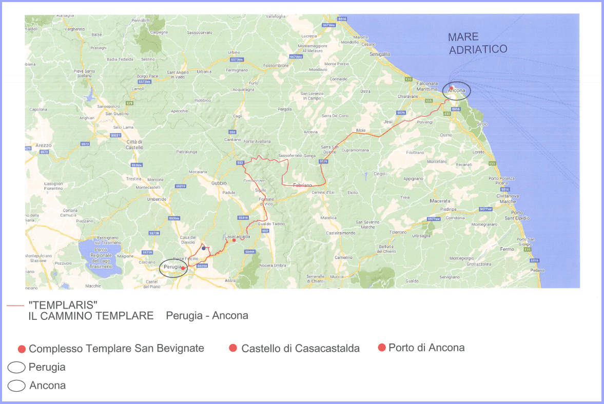 La route des templiers_italie | European Templar Route