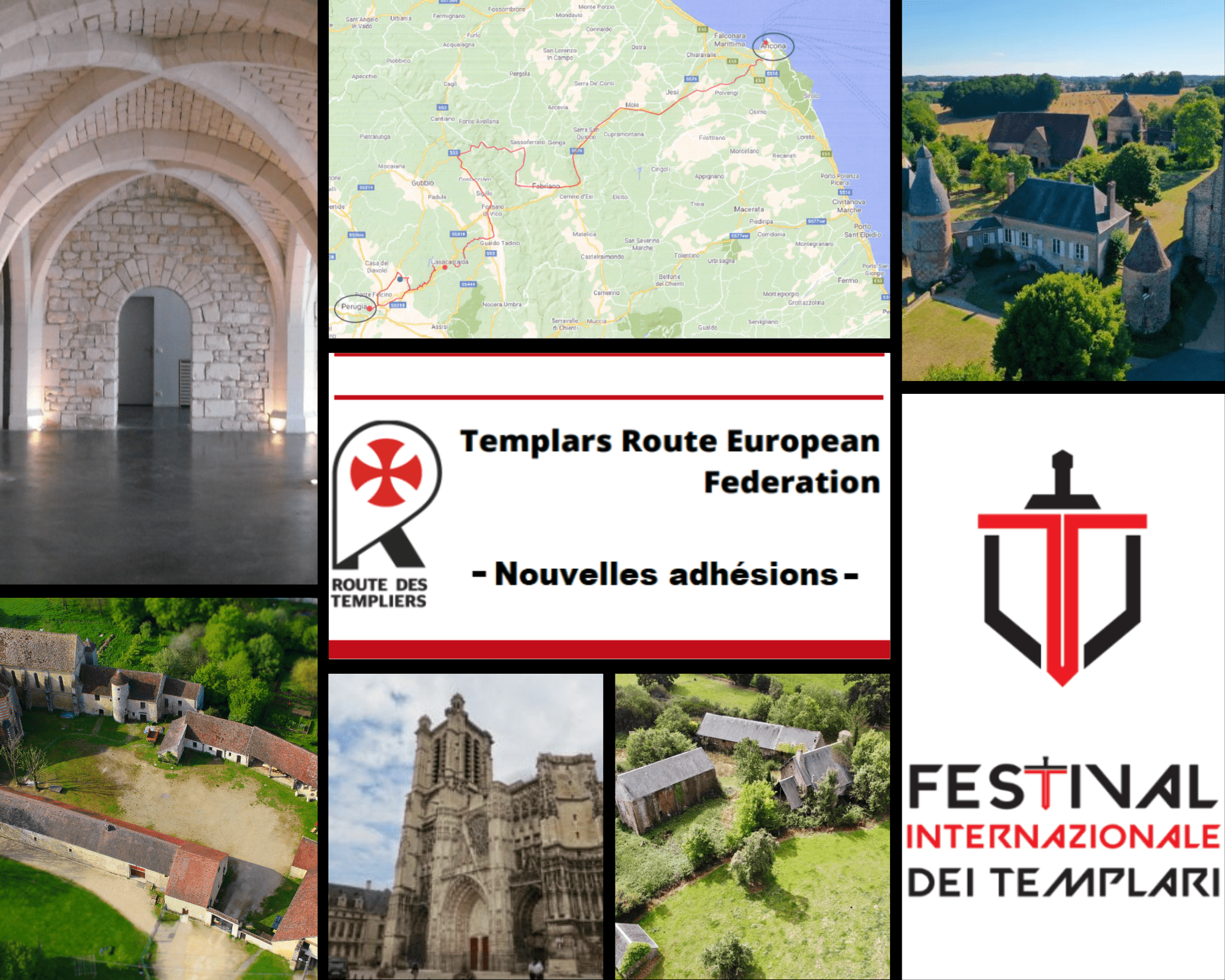 collage adhérents | European Templar Route